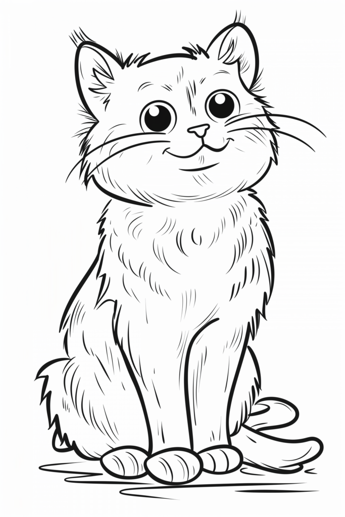 Cats Colouring pages - Printables