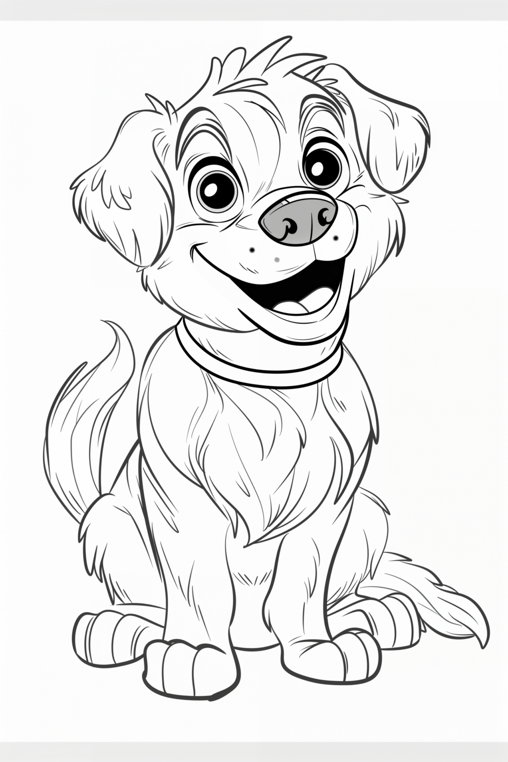 Dogs Colouring Pages - Printables